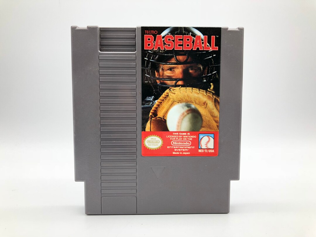 Tecmo Baseball nintendo Entertainment System 1989 Vintage - Etsy
