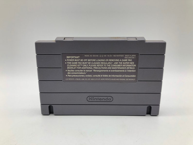 The Terminator Super Nintendo 1995 Rare vintage video game | Etsy