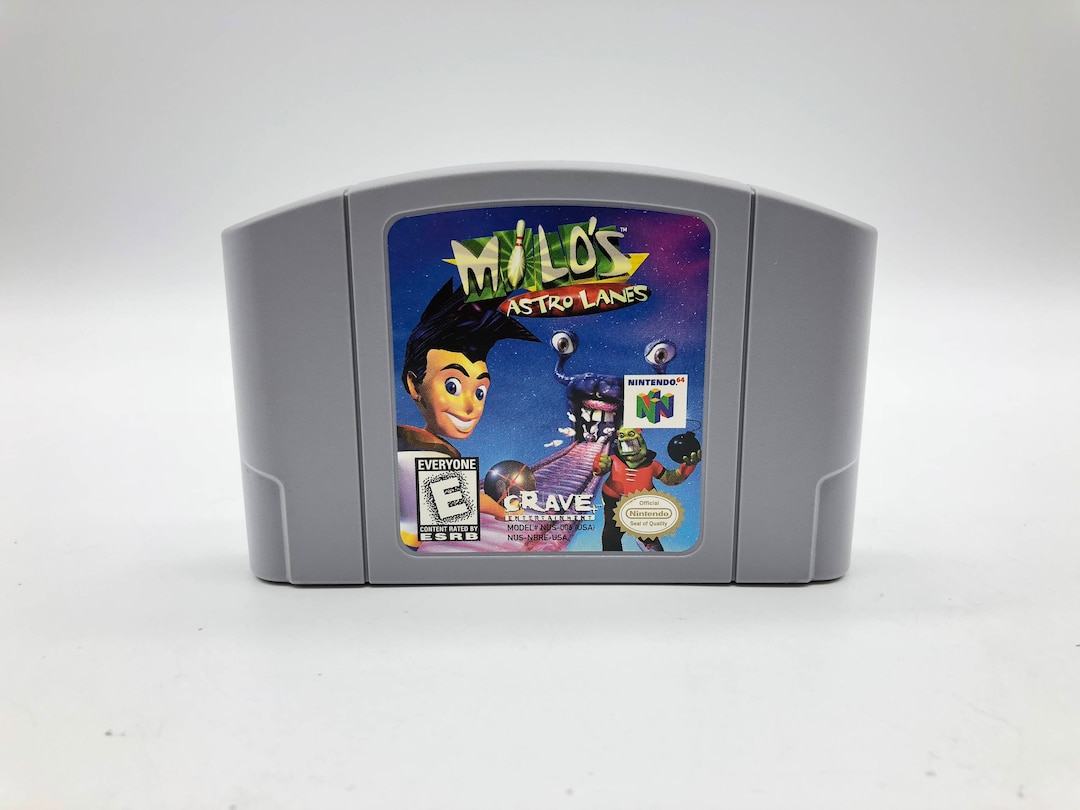 Milo's Astro Lanes 1998 | Nintendo 64 | N64 | Original Video Game ...