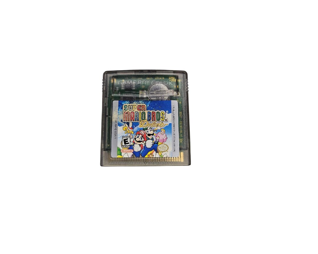Super Mario Bros. Deluxe - Game Boy Color Cartridge - Retro Gaming - Etsy