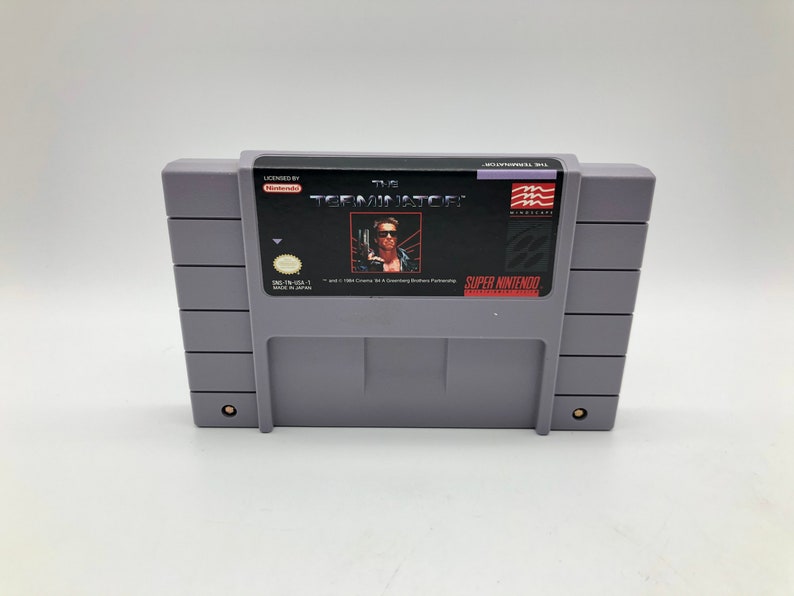 The Terminator super Nintendo 1995 Rare Vintage Video Game - Etsy