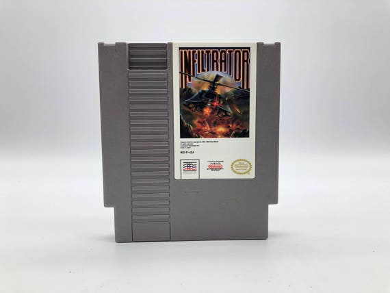 Infiltrator nintendo Entertainment System 1990 NES Vintage | Etsy