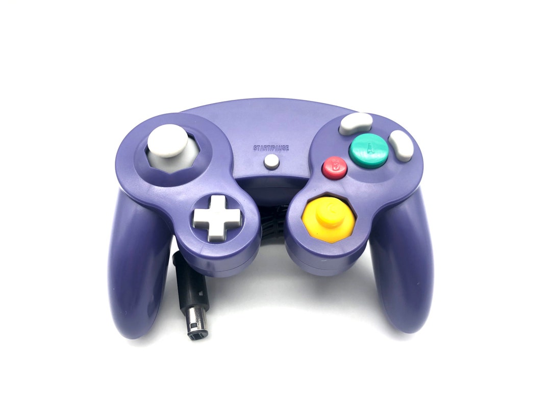 Nintendo Game Cube Blue Indigo Classic Controller Gamepad , Gamecube ...