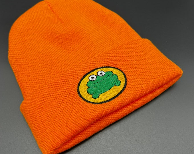 Parappa the Rapper Frog Knitted Beanie Hat, Playstation, Cosplay ...
