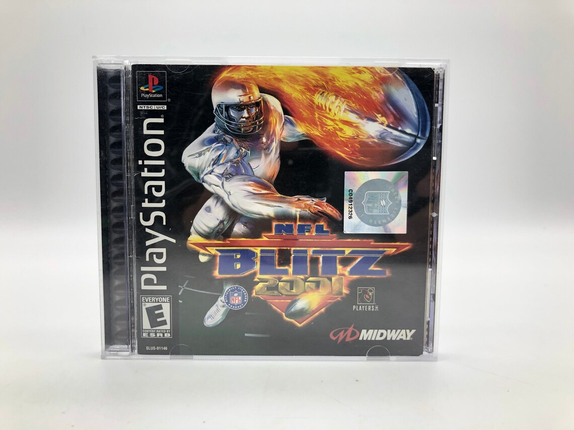 NFL Blitz 2001 (sony Playstation 1) Rare, Vintage Complete Video Game ...
