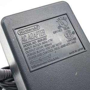 Super Nintendo Power Supply, SNS-002, OEM, AC Adapter, Tested - Etsy