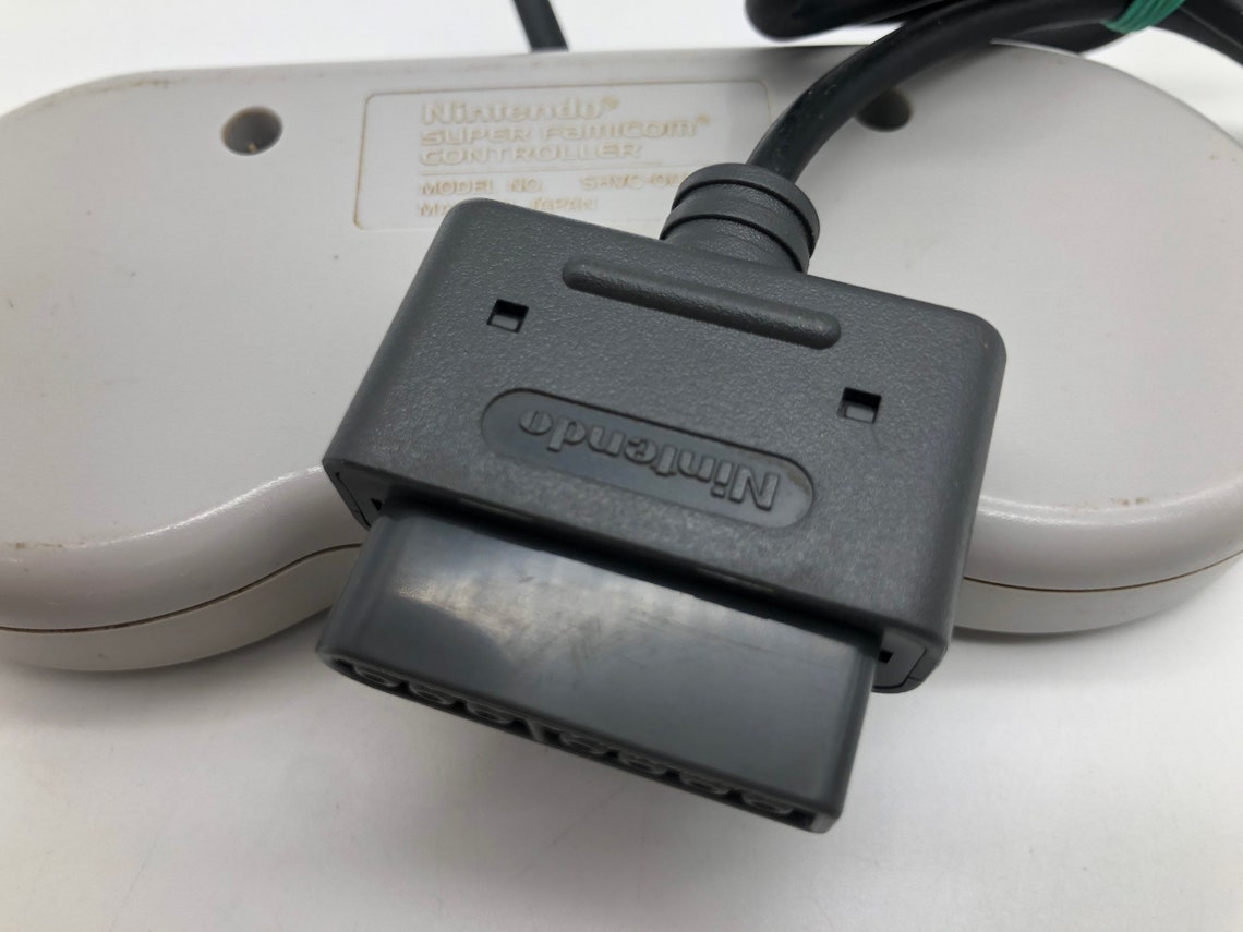 Original Super Nintendo SNES Famicom Controller Gray SNES | Etsy