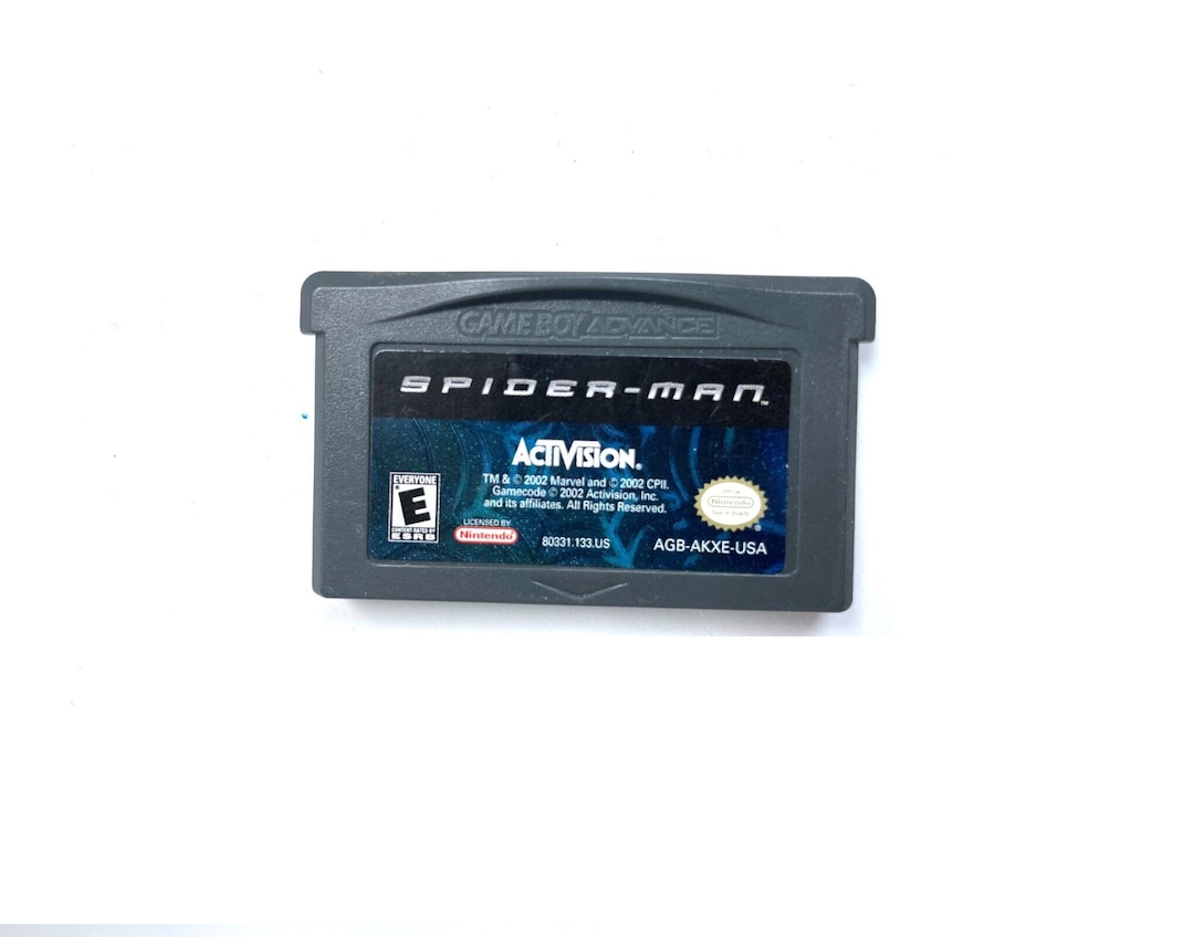 Spiderman - Gameboy Advance - Original Retro Game Cartridge - Etsy