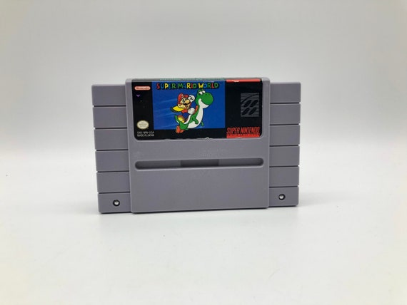 Super Mario World super Nintendo 1994 Vintage Video Game | Etsy