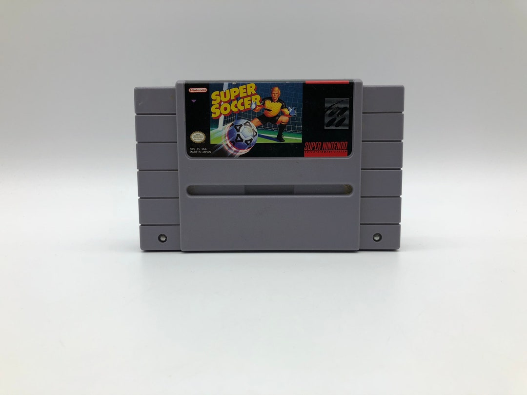 Super Soccer super Nintendo, 1992 Vintage Video Game, Tested - Etsy