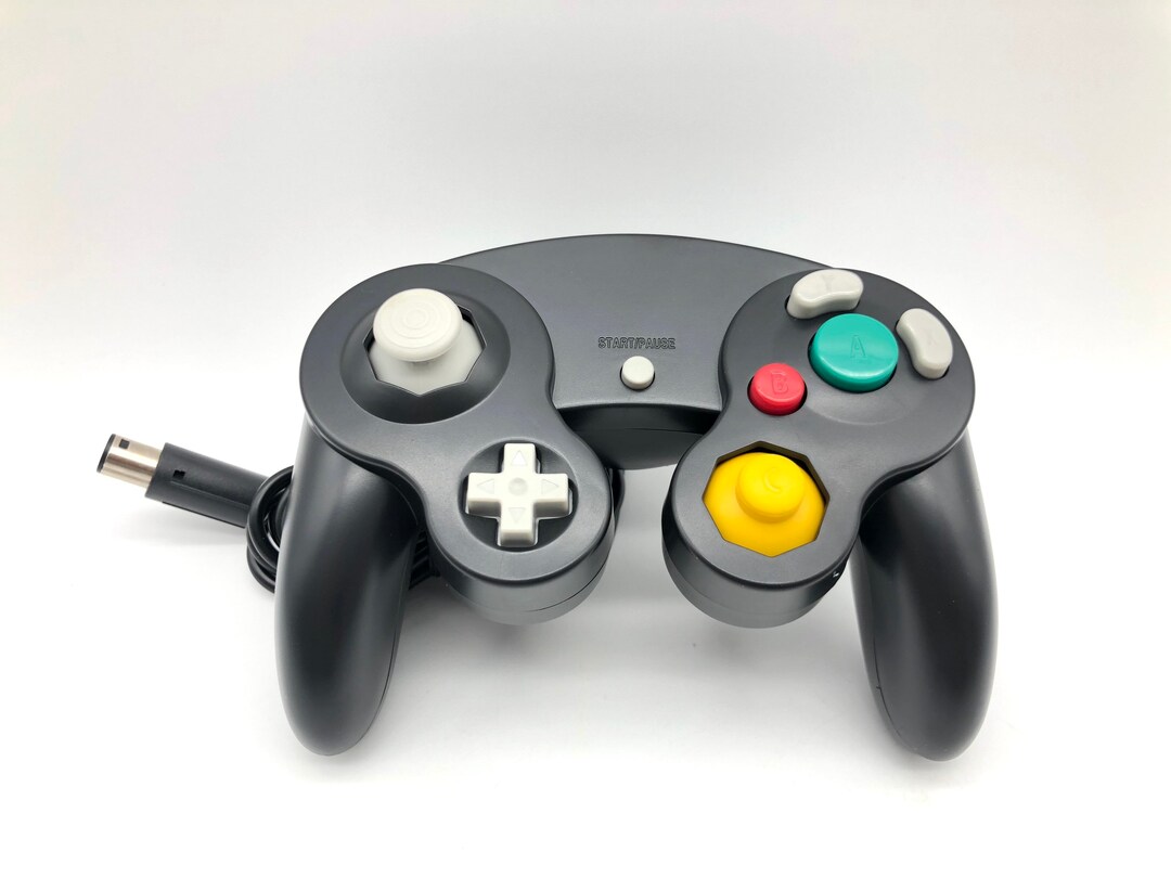 Nintendo Game Cube Black Controller, Gamecube, Free Shipping - Etsy