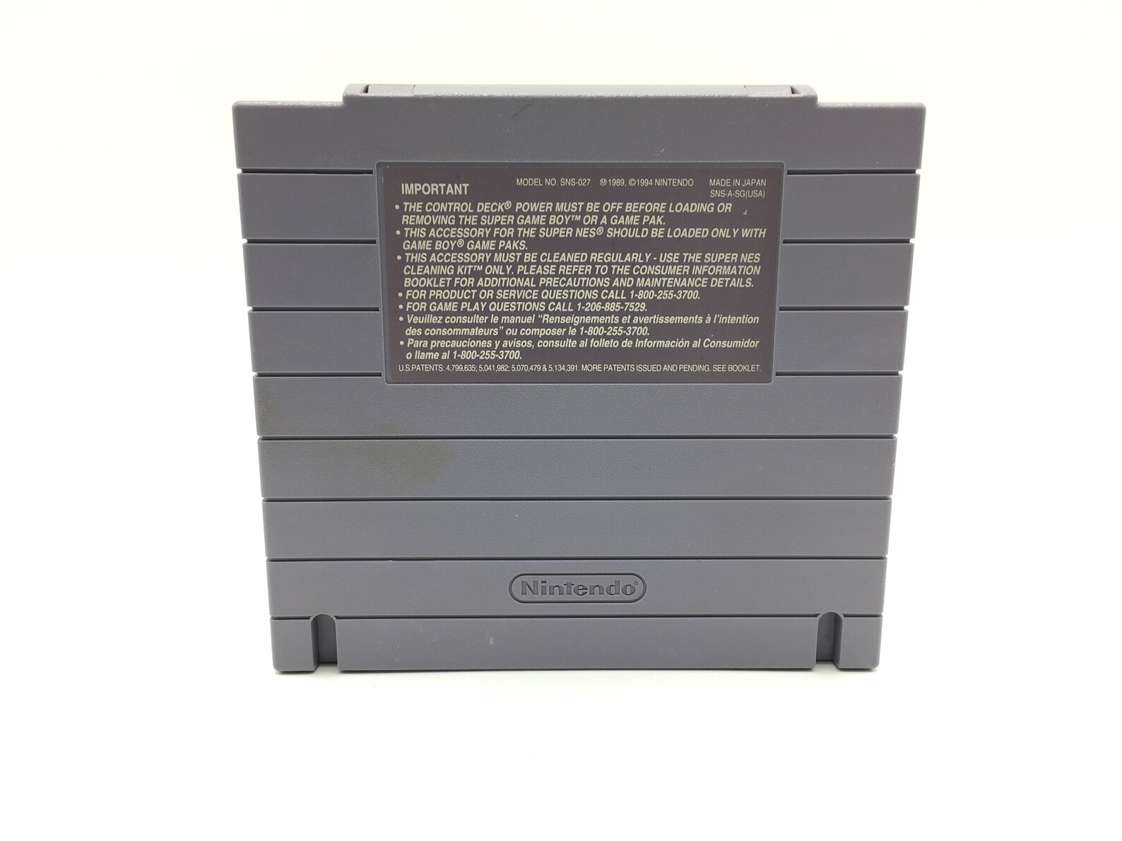 Super Gameboy Cartridge: SNES Game Boy Adapter, Tested - Etsy