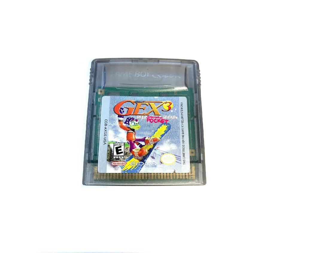 GEX 3: Deep Cover Gecko - Game Boy Color Original Cartridge - Etsy