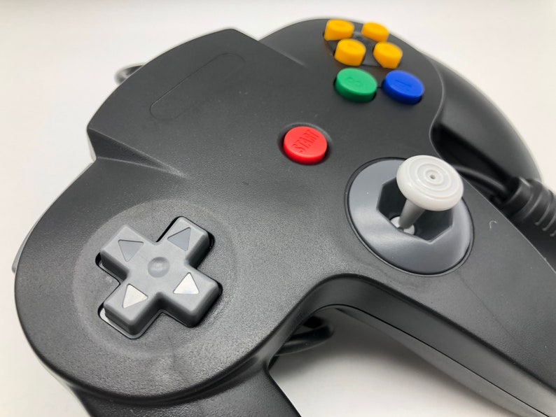 Nintendo 64 Black Controller N64 Gamepad for the original | Etsy