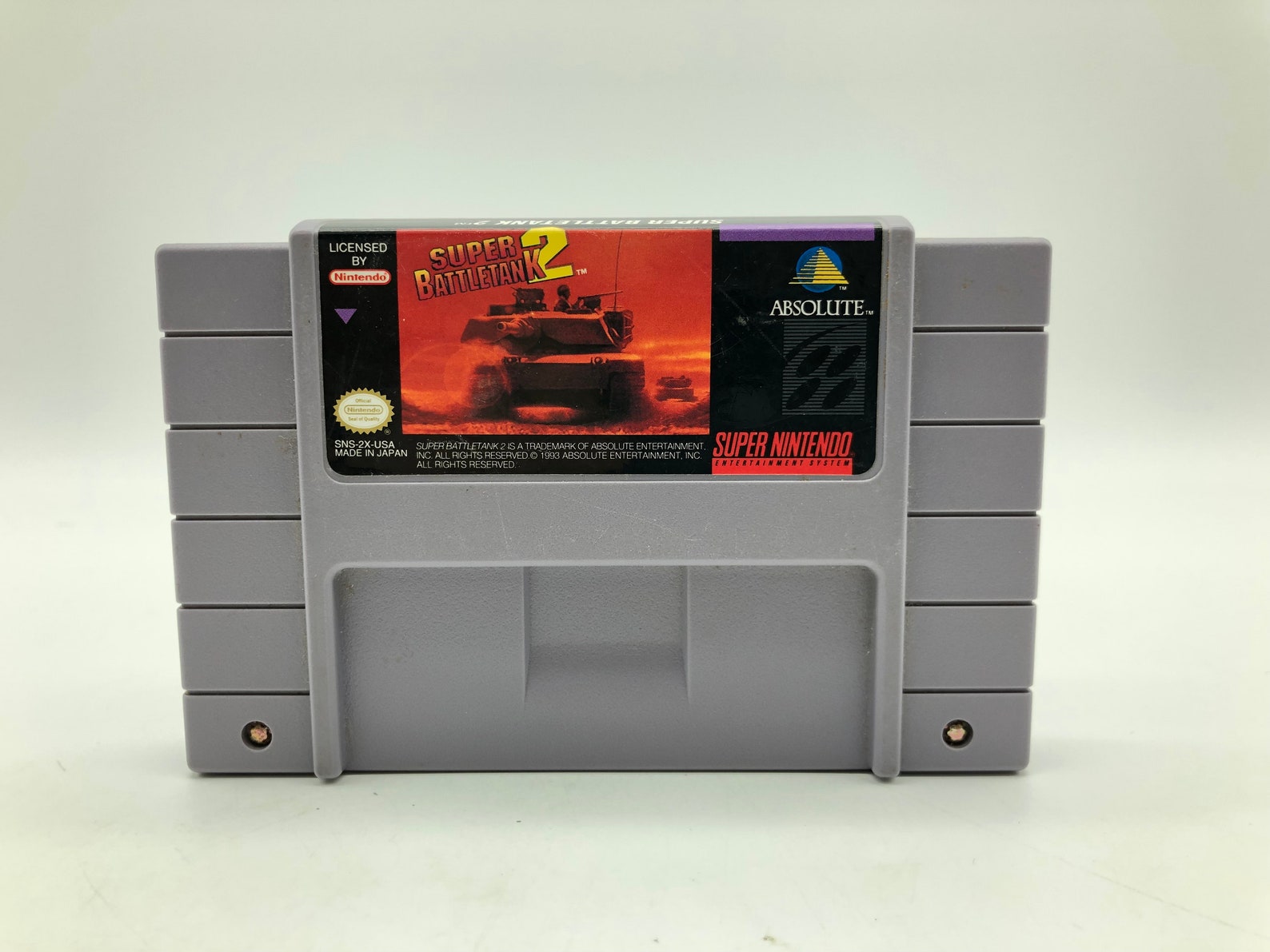 Super Battletank 2 super Nintendo Entertainment System 1994 - Etsy