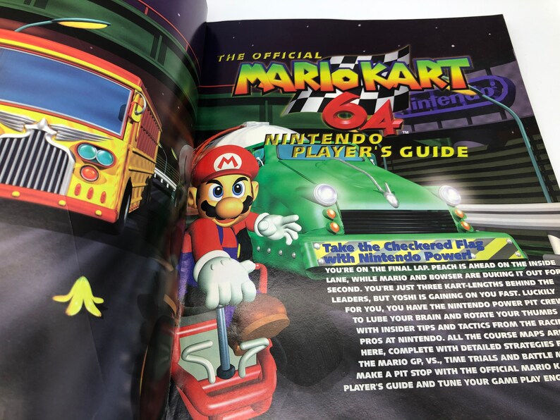 Nintendo Power Official Mario Kart 64 Strategy Guide | Etsy