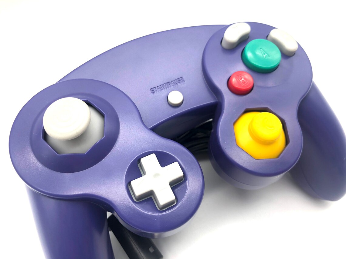Nintendo Game Cube Blue Indigo Classic Controller Gamepad - Etsy