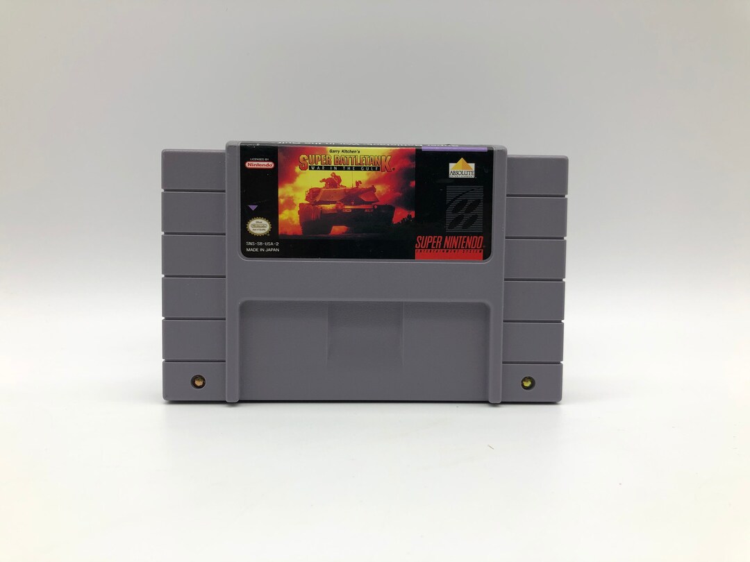 Super Battletank: War in the Gulf ( Super Nintendo, 1994) War, Vintage ...
