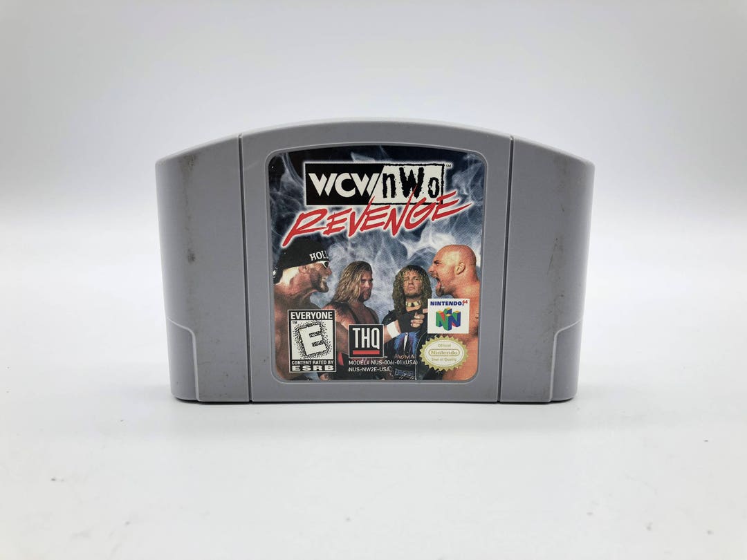 WCW/NWO Revenge nintendo 64, 1998 N64, Original Video Game Cartridge ...