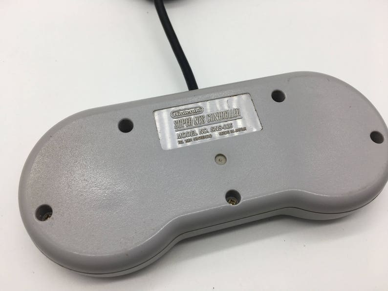 Original Super Nintendo Controller Gray SNES SNS-005 Fully | Etsy