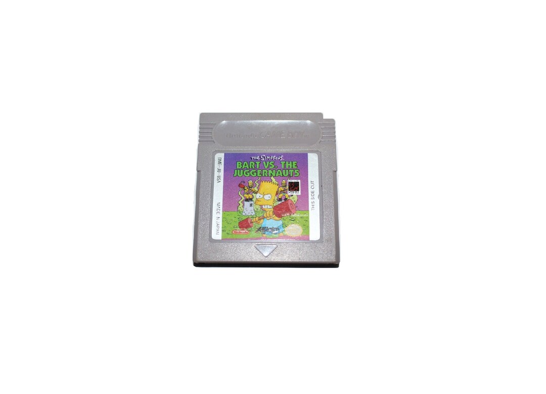 The Simpsons Bart Vs the Juggernauts 1992 | Original Nintendo Game Boy ...