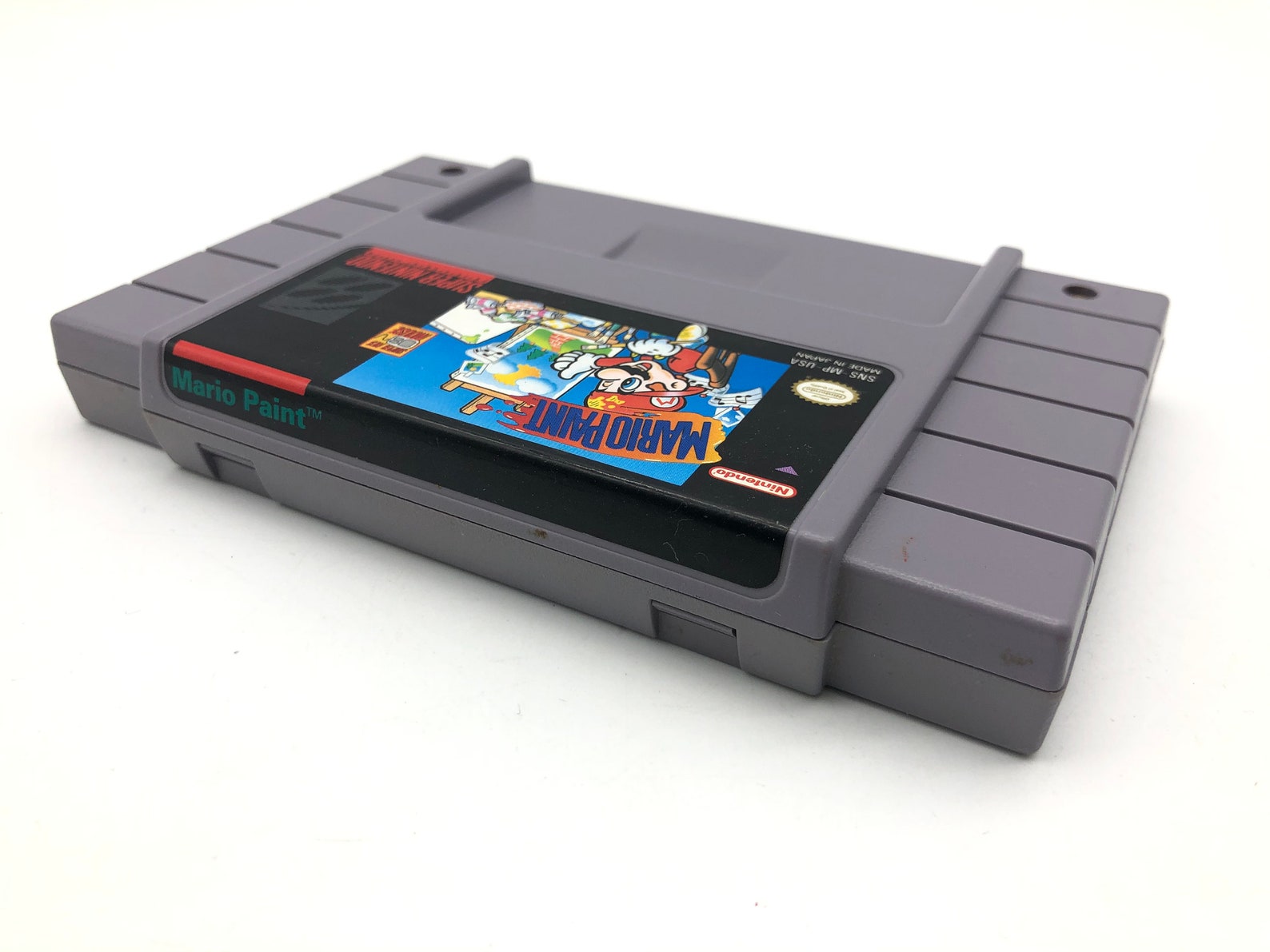 Mario Paint, Super Nintendo 1992 | Retro Video Game, Tested, Cartridge ...