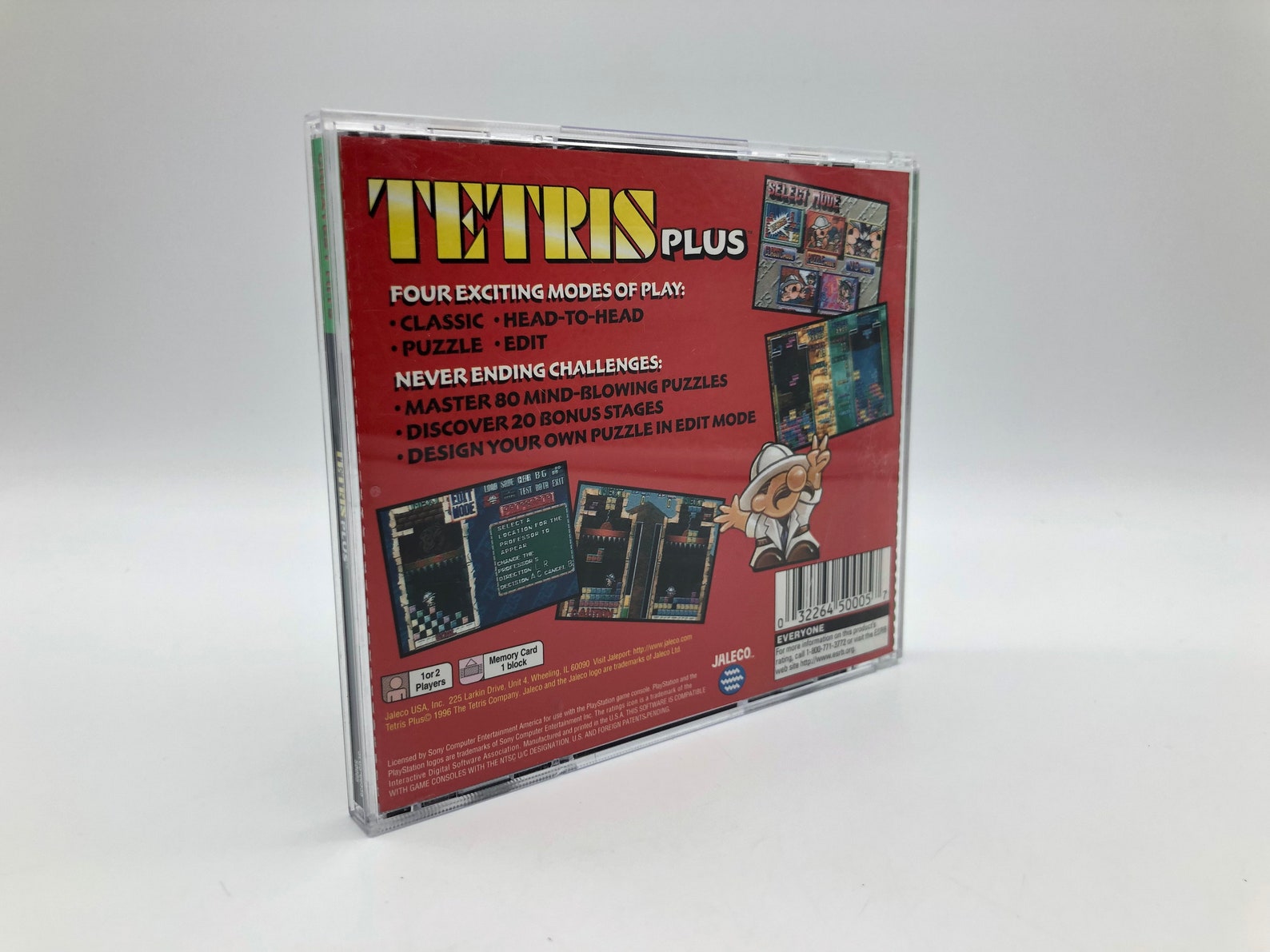 Tetris Plus (sony Playstation 1, 1996) Complete, CIB, Vintage Video ...