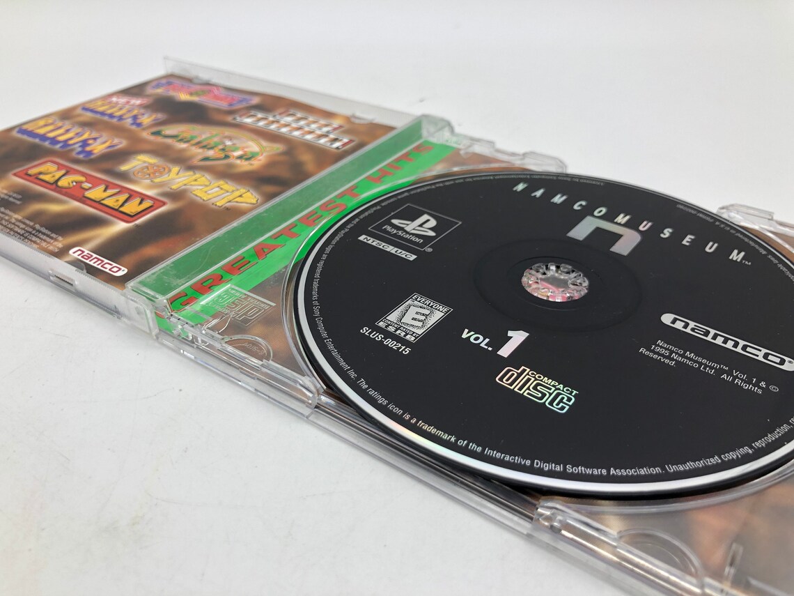 Namco Museum Vol. 1, Sony Playstation 1, 1995 | Complete, Vintage Video ...