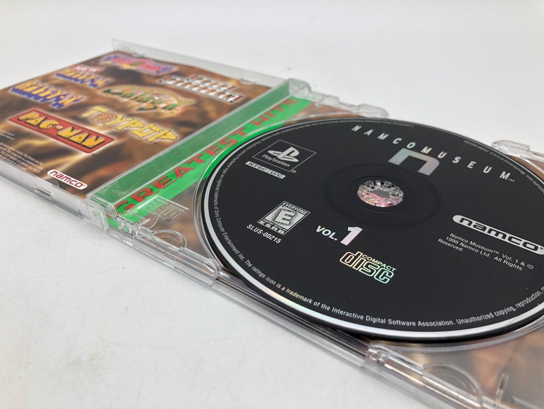Namco Museum Vol. 1 sony Playstation 1 1995 Complete - Etsy