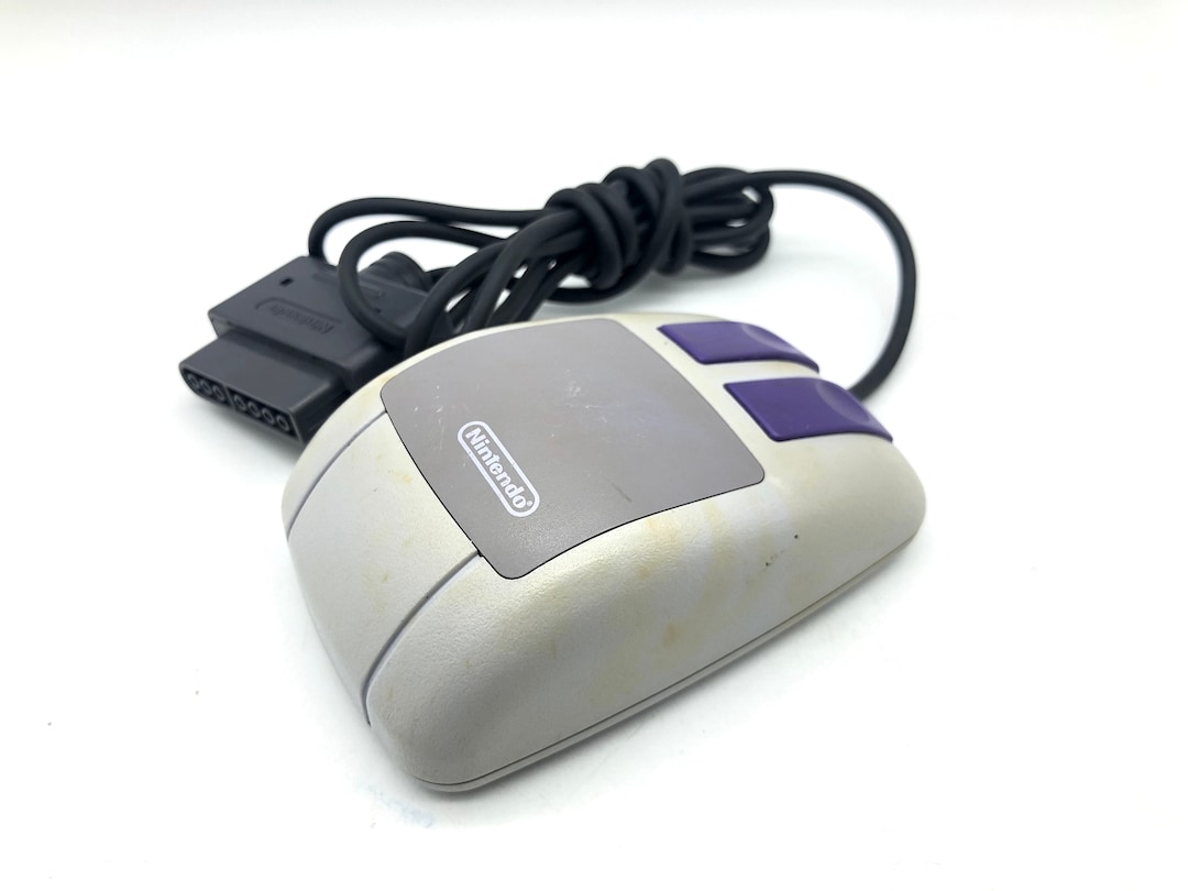 Super Nintendo Mouse SNS-016 1992 | SNES Gaming Gaming Entertainment ...