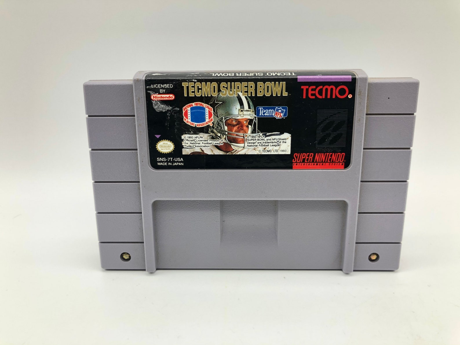 Tecmo Super Bowl super Nintendo 1993 NFL Football Game | Etsy