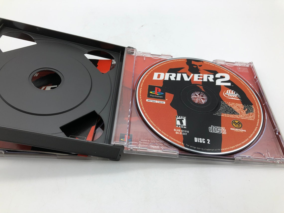 Driver 2 sony Playstation 1 2000 Black Label Vintage | Etsy