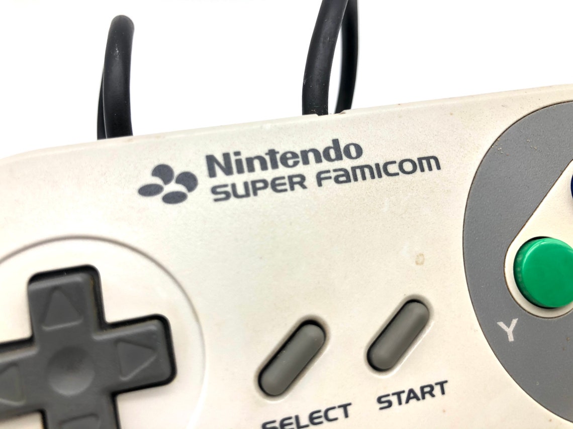 Original Super Nintendo SNES Famicom Controller Gray SNES | Etsy