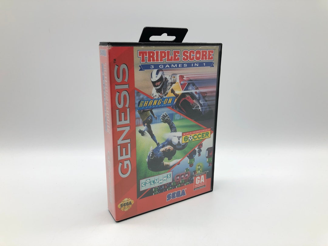 Triple Score: 3 Games in 1 sega Genesis 1993 Vintage Video - Etsy