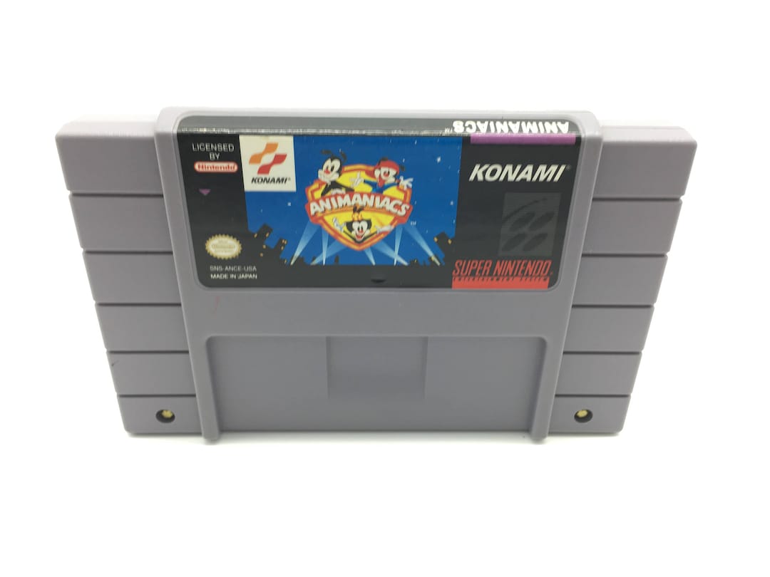 Animaniacs, Super Nintendo Entertainment System, 1994 SNES, Super NES ...