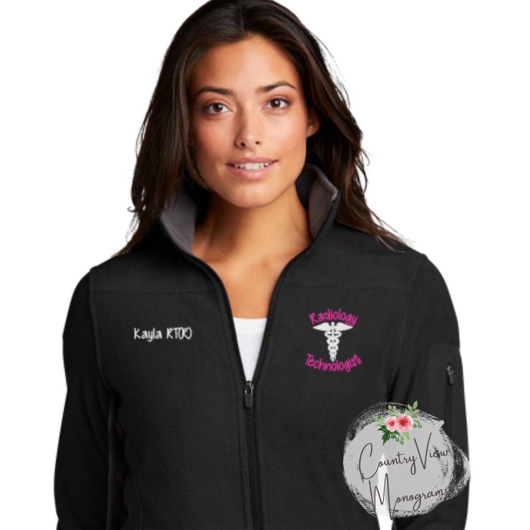 Radiology Technologist Caduceus Medical Jacket on Premium Mid-weight ...