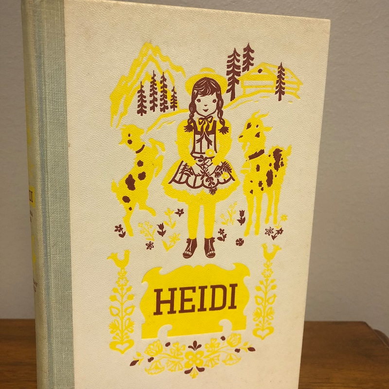 Vintage Heidi Book - Etsy