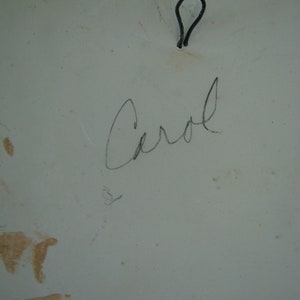 Vintage Carol Rardon Chalkware Plaque - I Love You - 1976 - Etsy