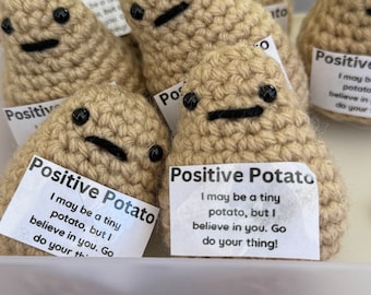 Positive Potato Crochet Potato Happy Potato - Etsy