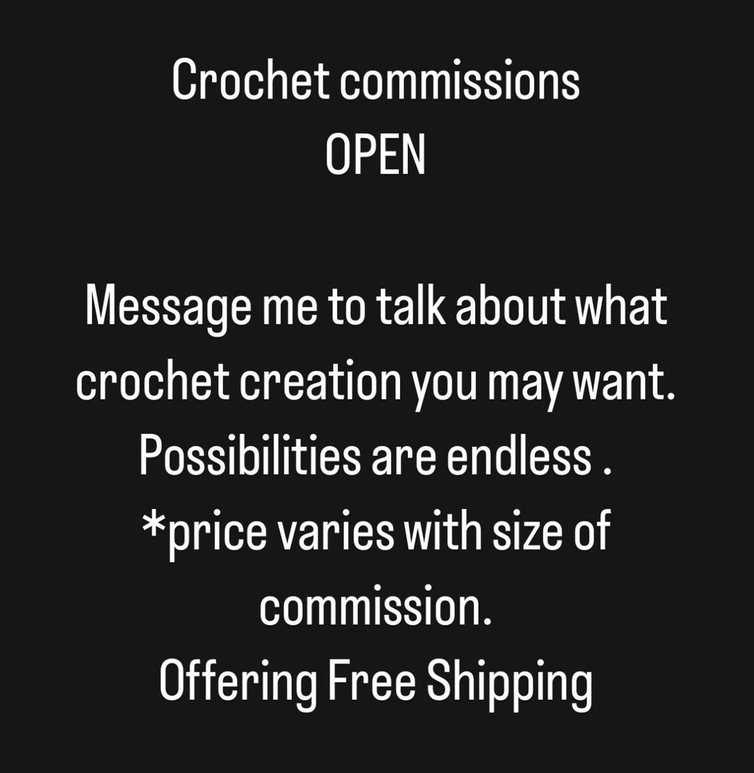 Crochet Commissions Open - Etsy