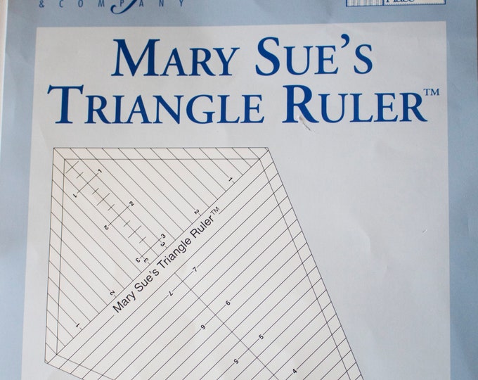 Mary Sue's Triangle Ruler. Triangle Ruler - Etsy