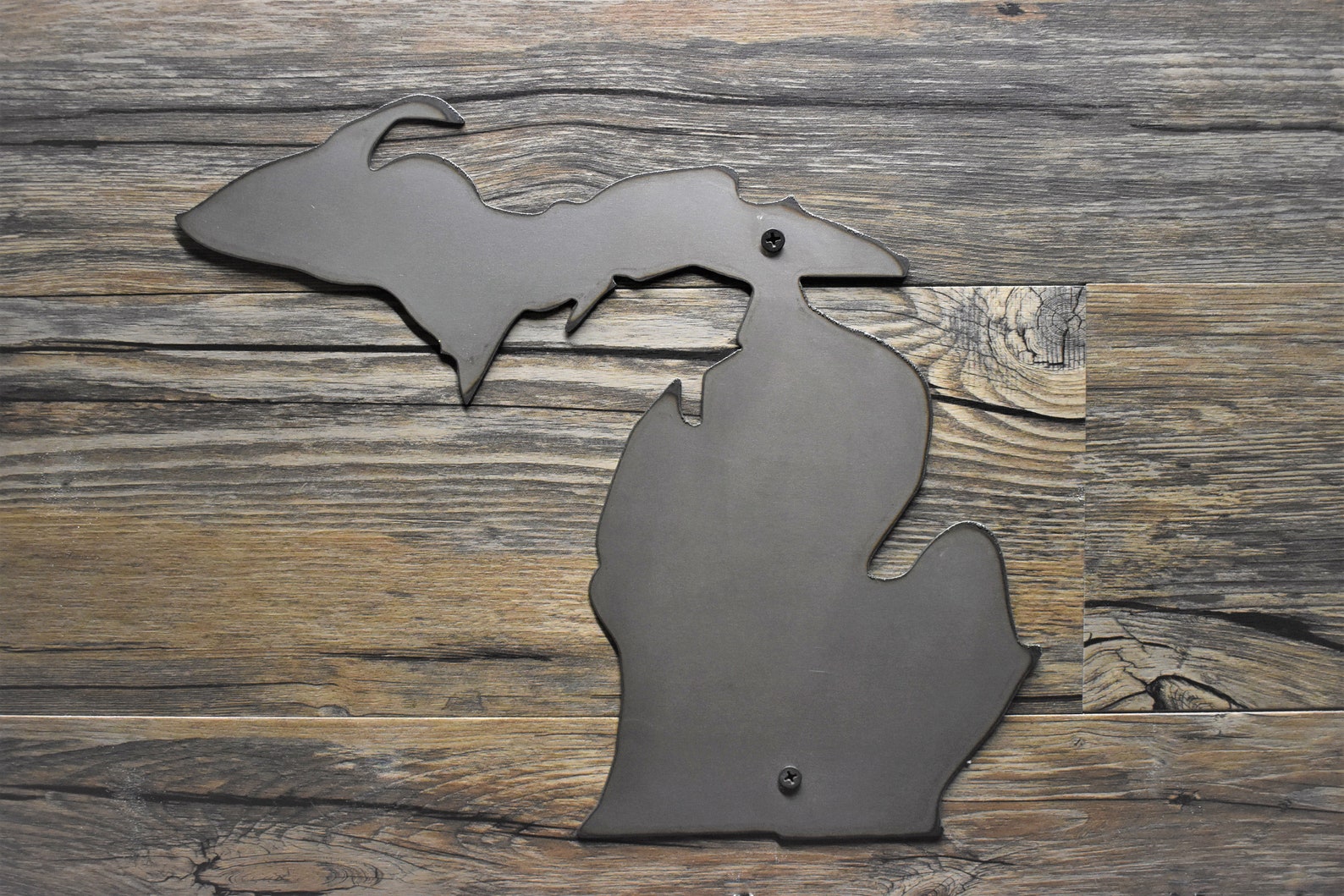 Michigan State Outline Metal Wall Hanging Art Decor Various - Etsy