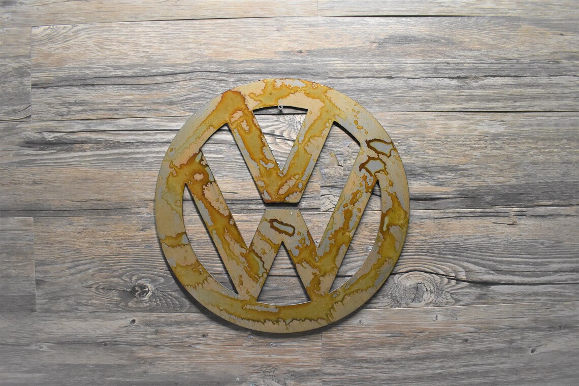 Volkswagen vw sign metal wall art | Etsy
