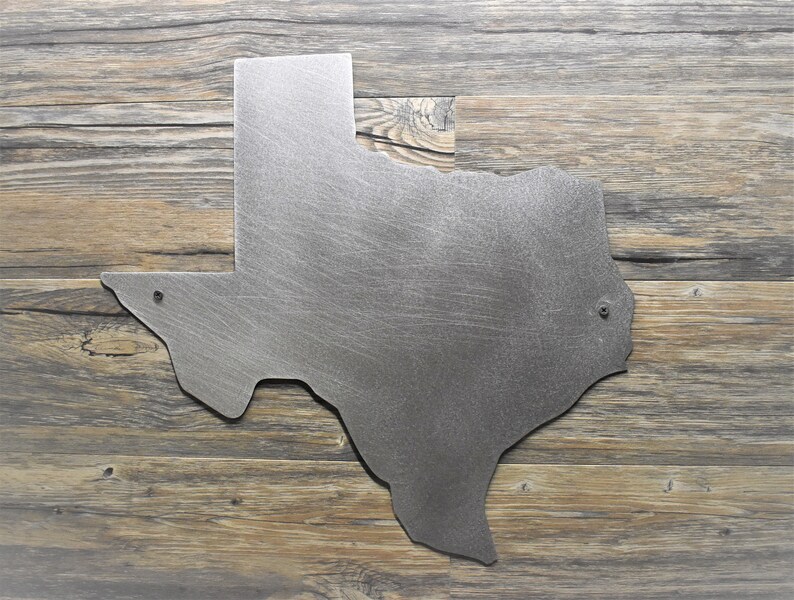 Steel Texas State Outline Border Metal Wall Art Wall Hanging | Etsy