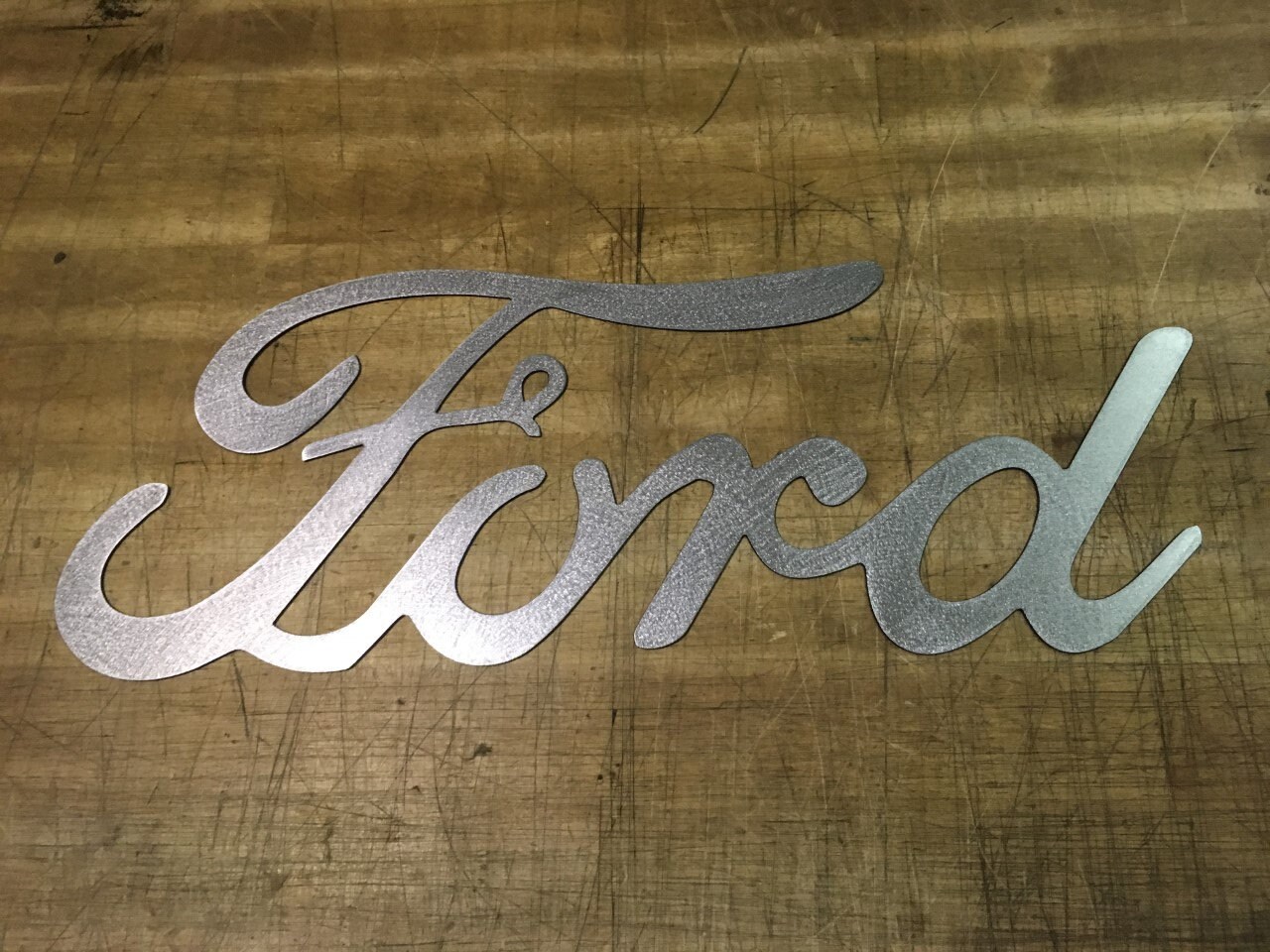 Ford Cursive Metal wall art sign wall hanging decal decor home | Etsy