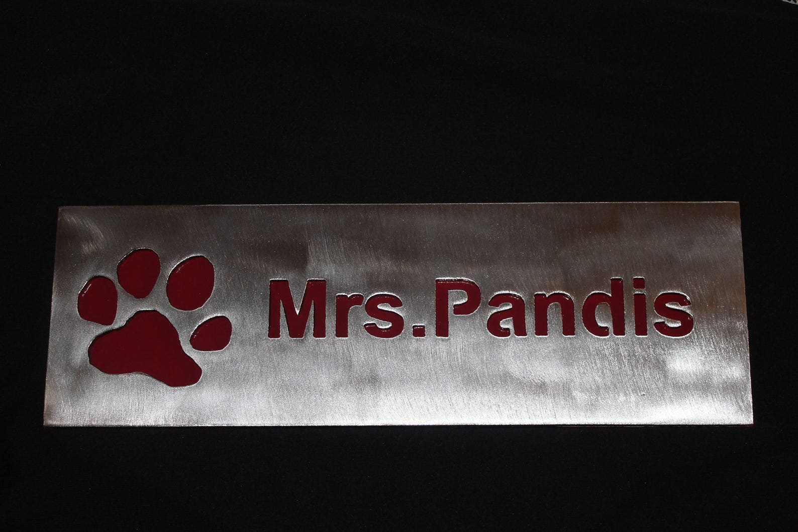 Metal Name Plates | Etsy