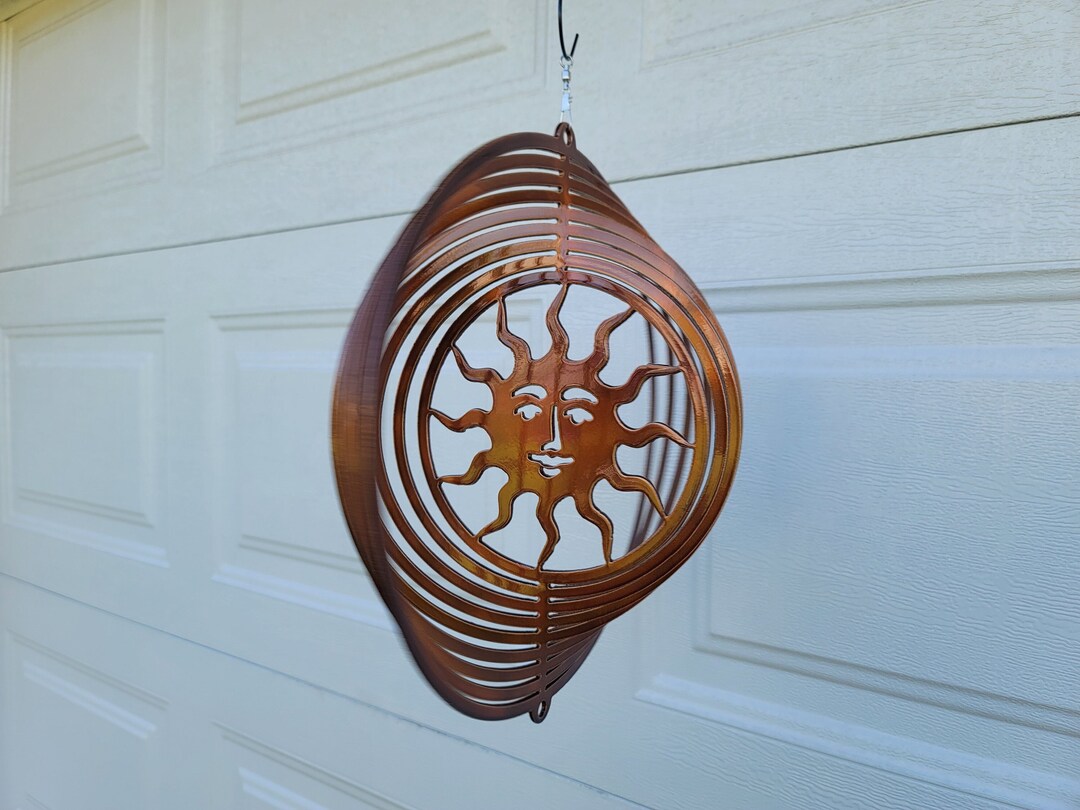 Sun Wind Spinner, Porch Decor, House Warming Gift, Yard Art, Garden ...