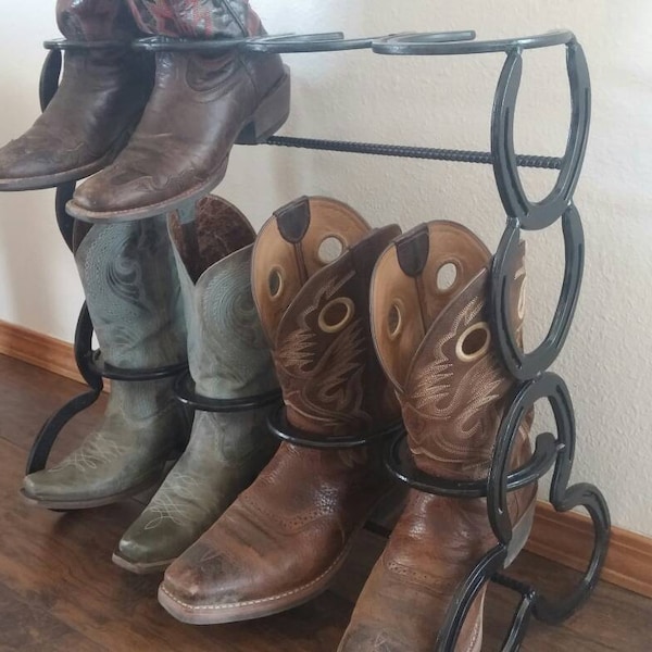 Horseshoe Boot Rack - Etsy