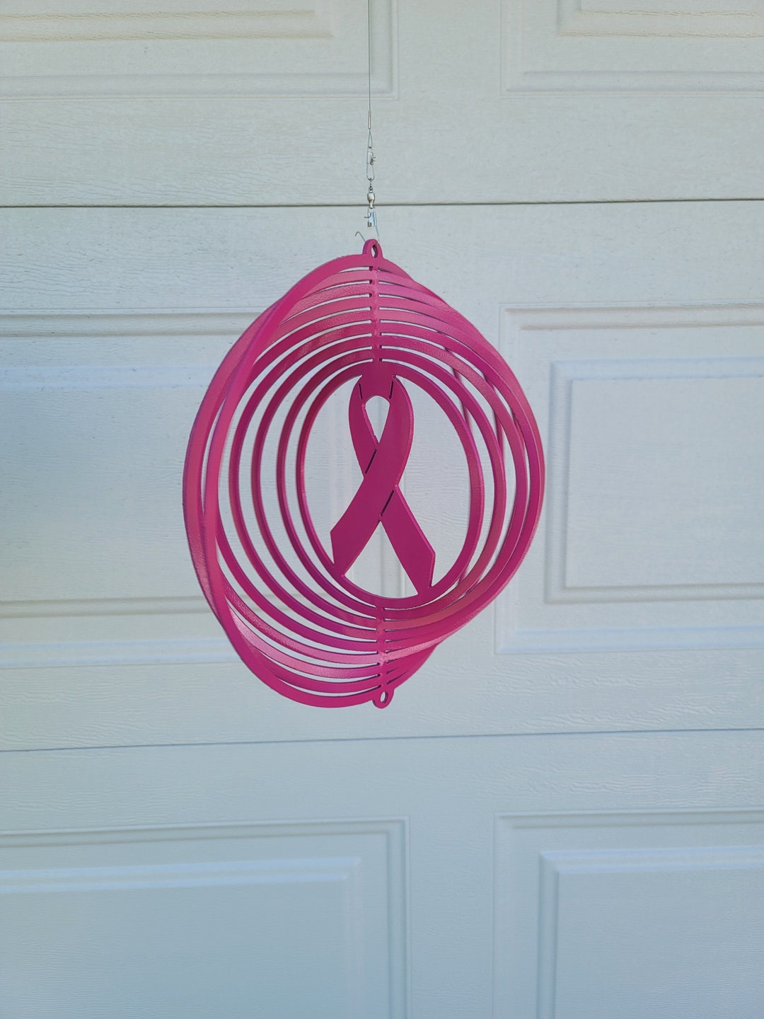 Wind Spinner, Breast Cancer, Yard Art, Porch Decor, Sun Catcher, Gifts ...