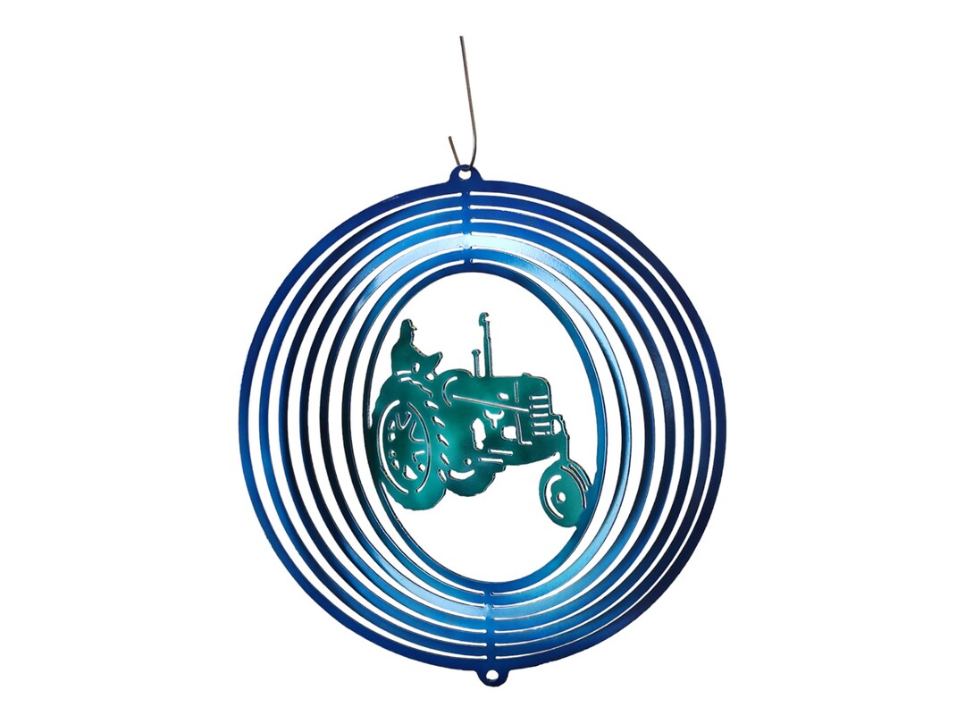 Tractor Wind Spinner, Tractor Gift, Farmhouse Decor, Farm Art, Garden ...